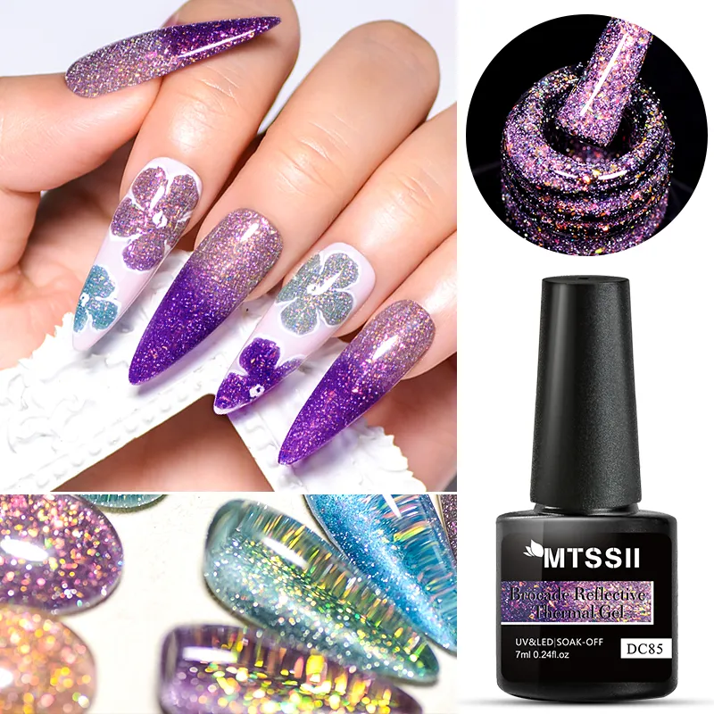 7ml Color-Shifting Thermal Gel Polish - 3 Layer UV Gel Varnish for ...