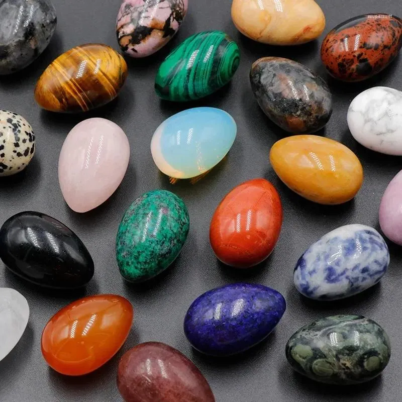 Mini Stone Bird Egg Healing Crystal Yoni Gems 20x30mm Quartz Mineral Specimen For Chakra Energy ...