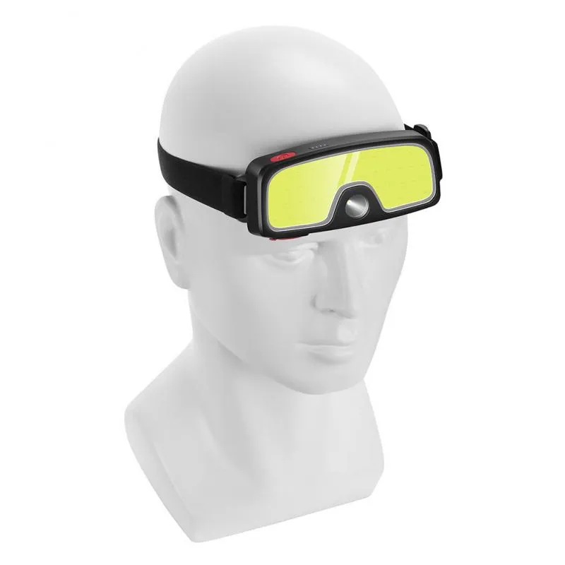 Rechargeable Wide Beam LED Headlamp 2-in-1 Long Distance USB ...