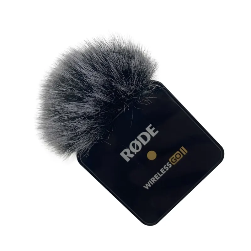 Noise-Reducing Fur Windscreen for Clear RODE Wireless GO II Recordings ...
