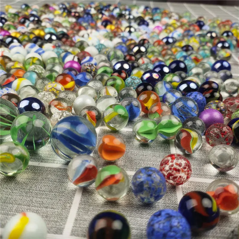 202414mm Glass Marbles for Kids | Colorful Decorative Glass Balls for ...
