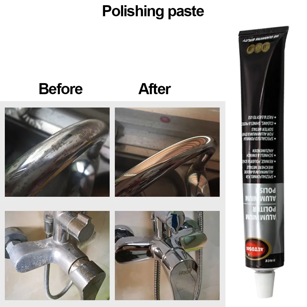 50/100g Metal Polish Paste: Chrome, Copper, Aluminum, Brass Cleaning ...