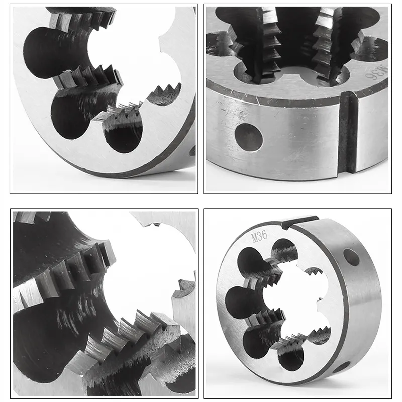 M33-M48 HSS Thread Dies Metric Round Dies Cutting Tool Right Hand Alloy ...