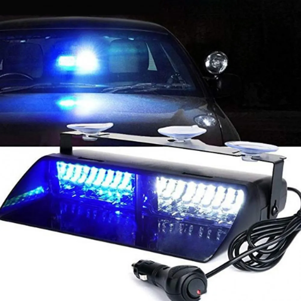 UpgradedFSO Auto Flash Police Light Strobe - 12V LED Police Strobe ...