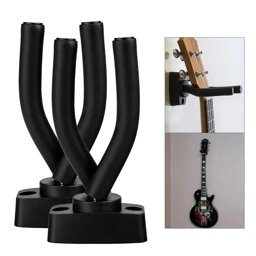 Wall-Mounted Musical Instrument Hanger - 5 Finishes for 1/2/4/6/8 ...