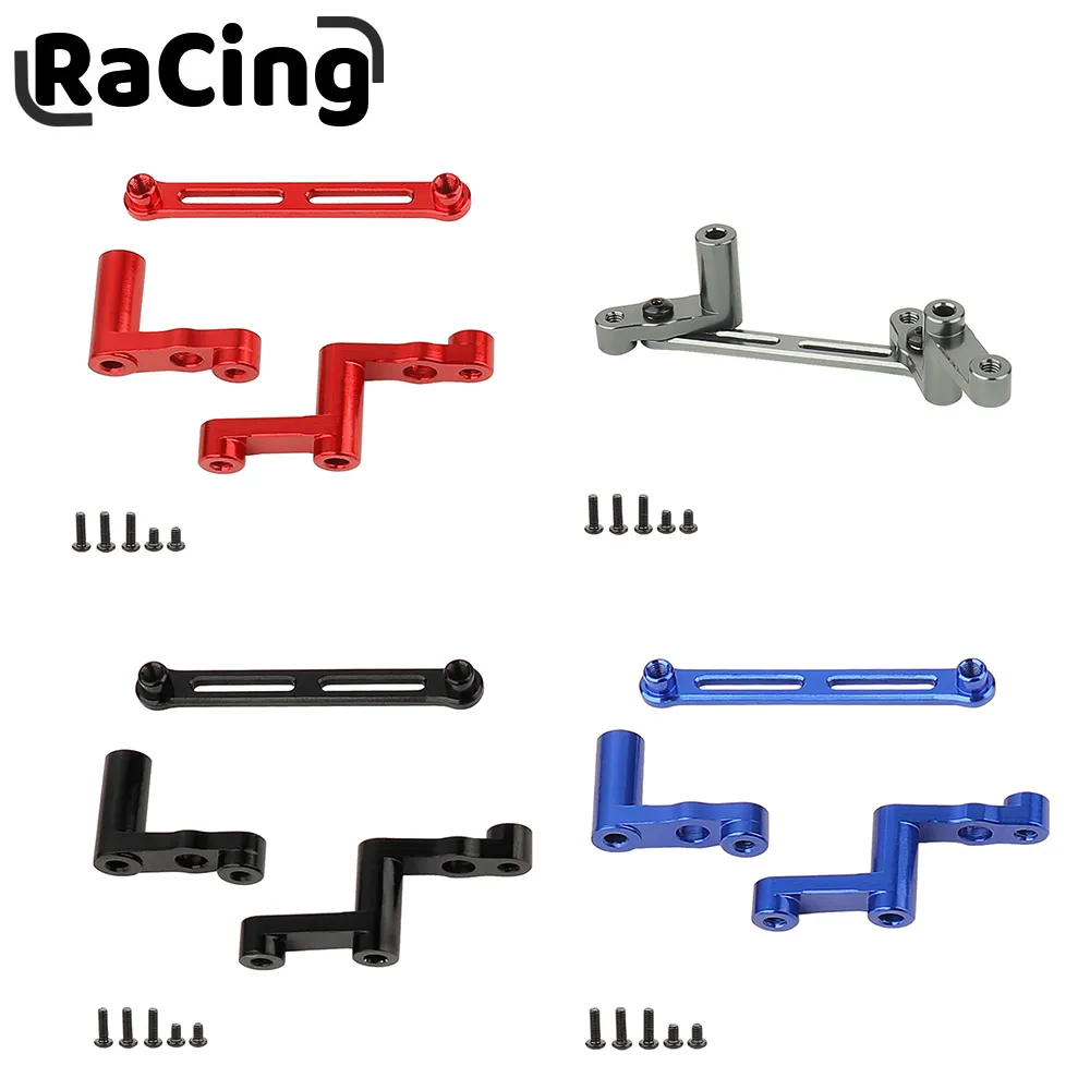 MJX 1/16 RC H16 16207 16208 16209 16210 Metal Steering Linkage Assembly, Aluminum Alloy Upgrade ...