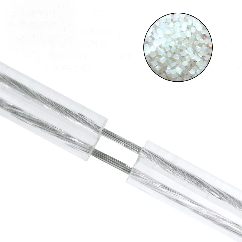 24AWG 2 Wire Transparent Copper Electrical Cable 2A Flat Line for LED ...