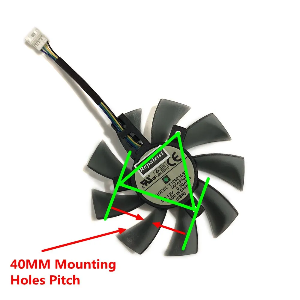 DHgate.com:Upgraded GPU Video Card Cooling Fan for GIGABYTE AORUS, KFA2 ...