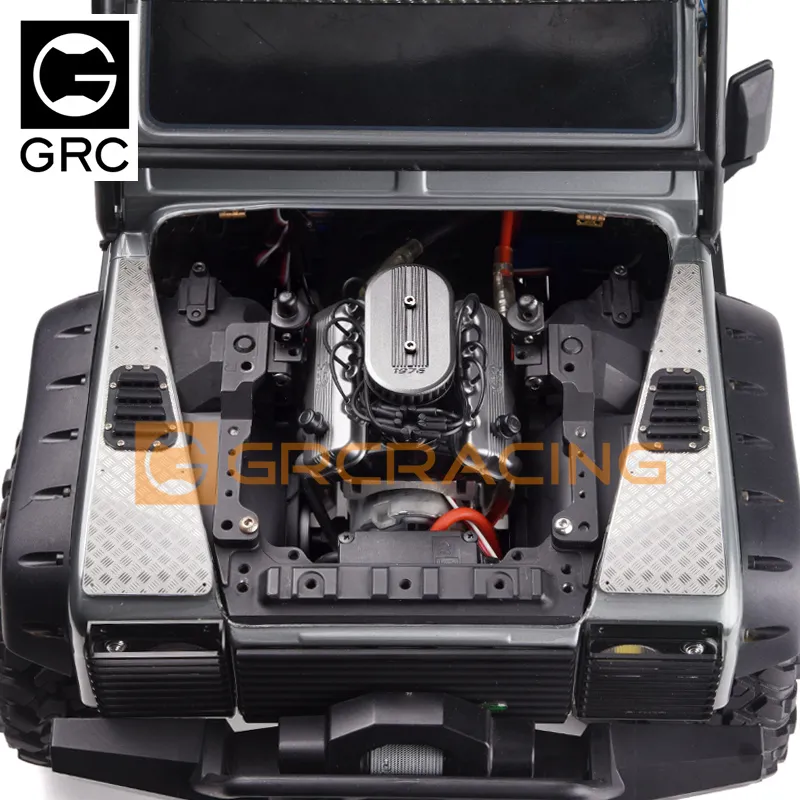 RC Car Simulate Engine Motor Cooling Fan Radiator for 1/10 RC Crawler ...