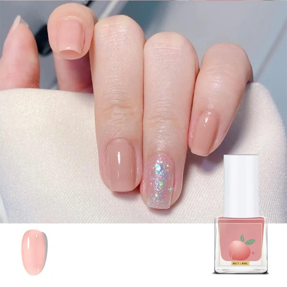 Solid Color 8ml Exquisite Ice Cube Nail Gel Polish, Gentle Texture ...