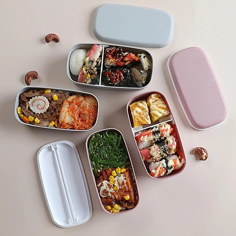 DHgate.com:Wheat Straw Bento Lunch Boxes for Kids and Adults - Eco ...