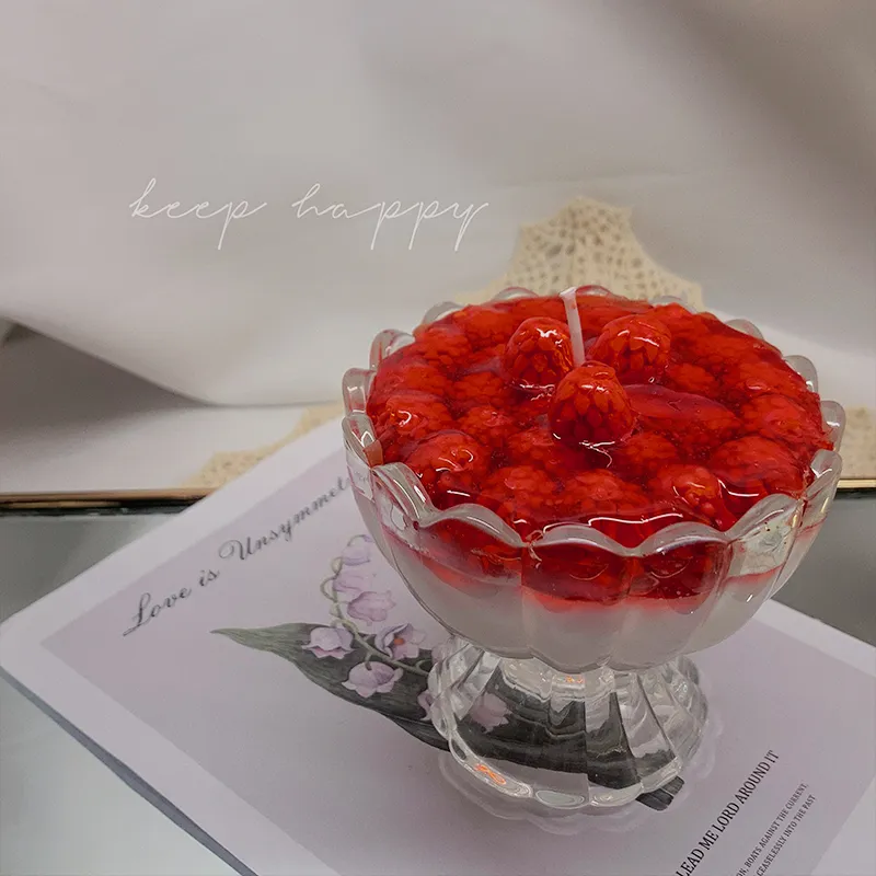 DHgate.com:Icecream Candles - Raspberry Jam Scented Soy Candles in ...