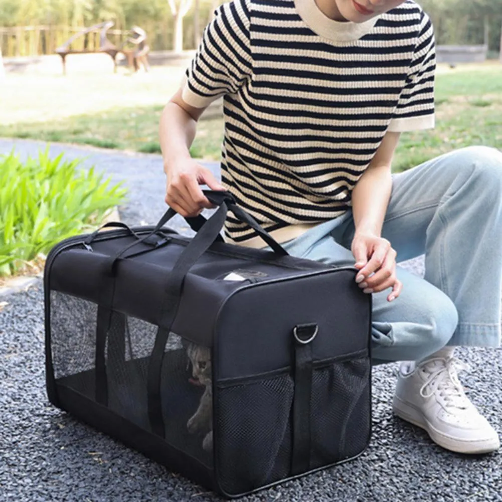 Anti-Lost Foldable Pet Tote Bag: High-Quality Portable Cat Carrier Bag ...