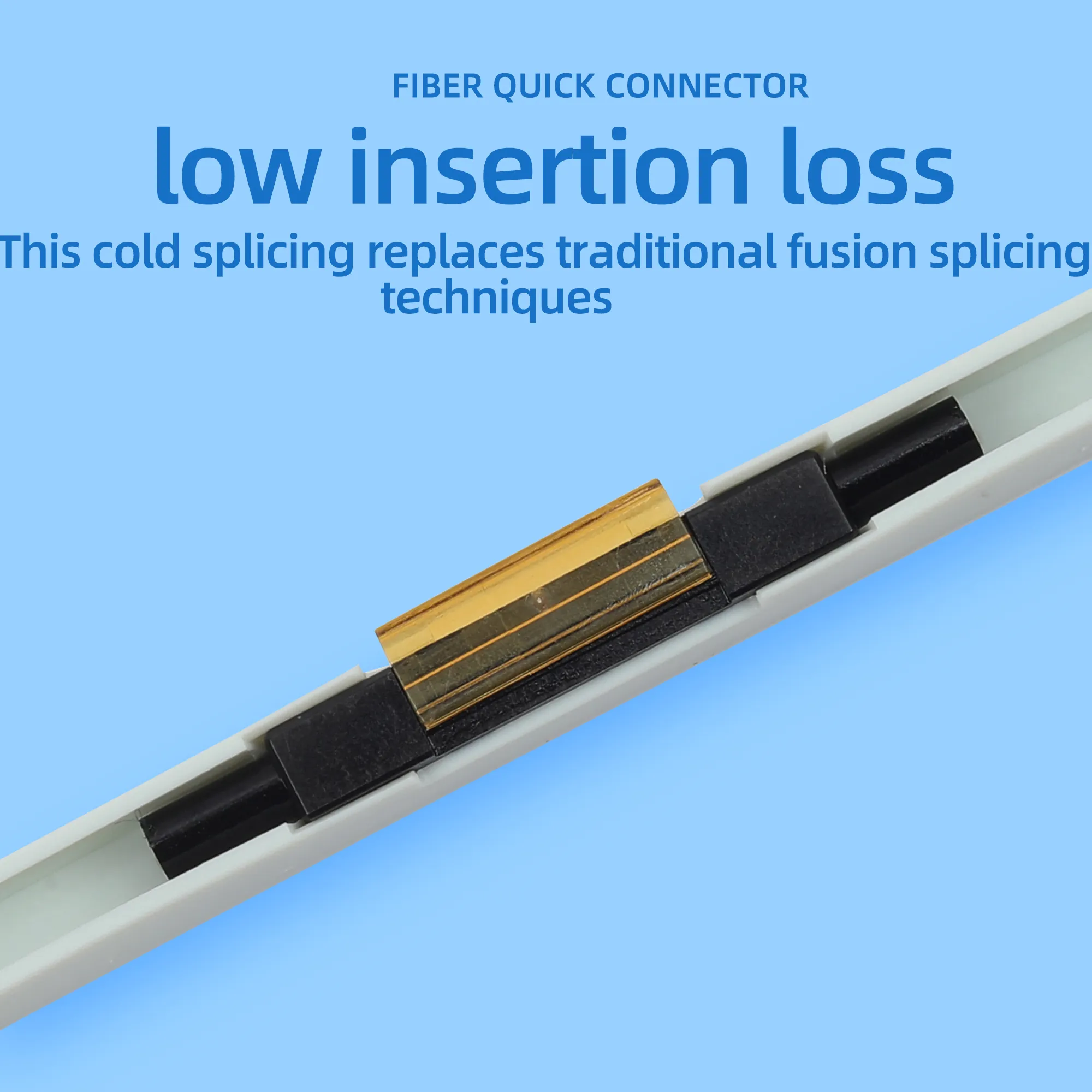 2024 10-L925BP Bare Fiber Cold Connector Drop Cable Splice Mechanical ...