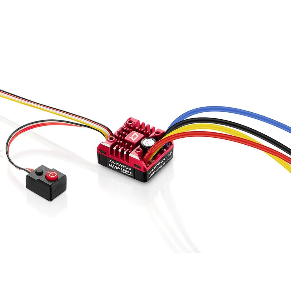 Mini RC Rock Crawler Waterproof Brushed ESC, 80A, Compatible with 1/10 ...