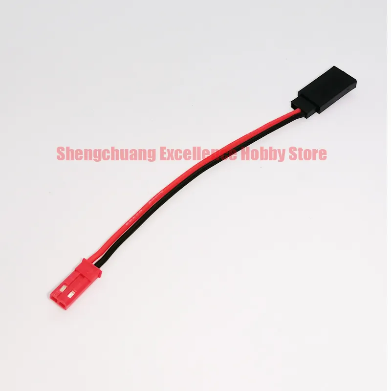 RC JST Male Plug to JR Futaba Female Servo Connector Cable 10CM 22AWG ...