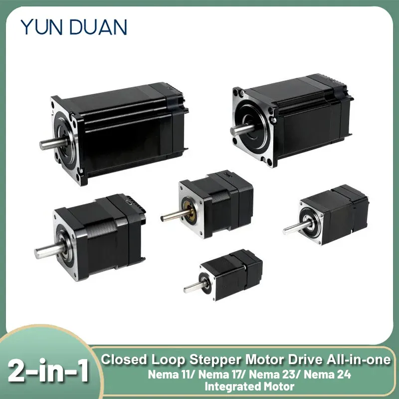 All In One Stepper Motor Driver, Nema11 To Nema34, 3000rpm, Closed Loop ...