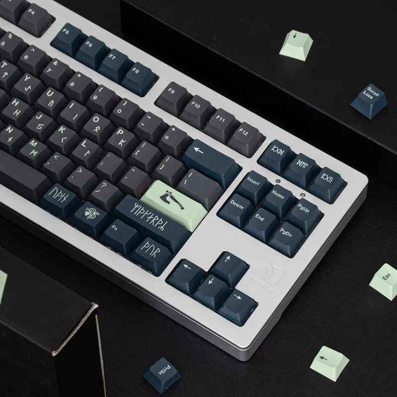 GMK Norse 136 Key Cherry Profile PBT Keycaps English Mechanical ...