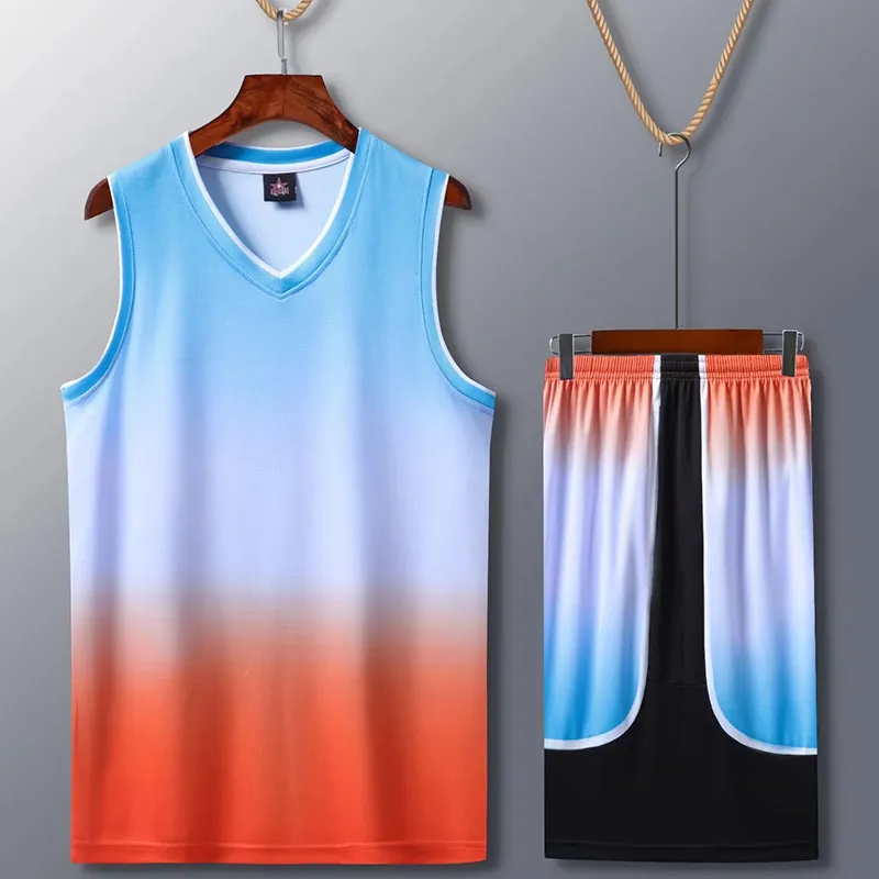 DHgate.com:Custom Double-Pocket Breathable Basketball Jersey Sets for ...