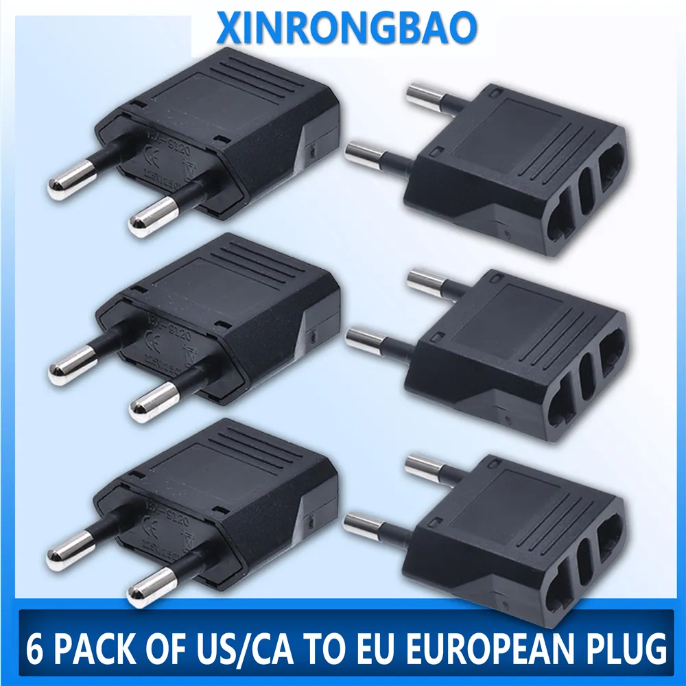 DHgate.com:"6-Pack Travel Plug Adapters: US/CA to EU/Asia, Universal ...