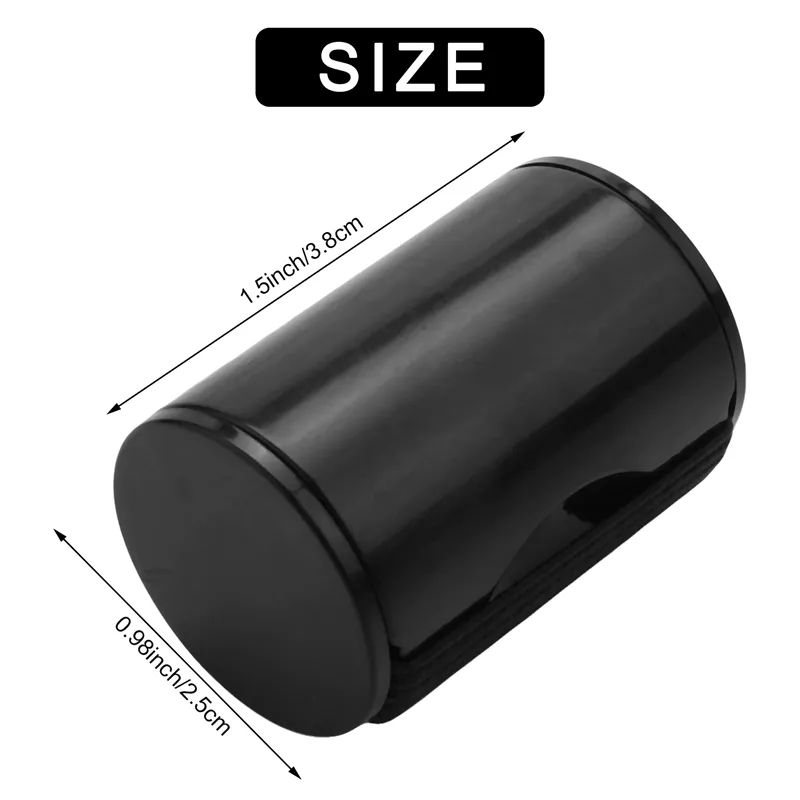 Rhythm Ring Maraca Cabasa Sand Shaker Finger Wear Black Ukulele ...