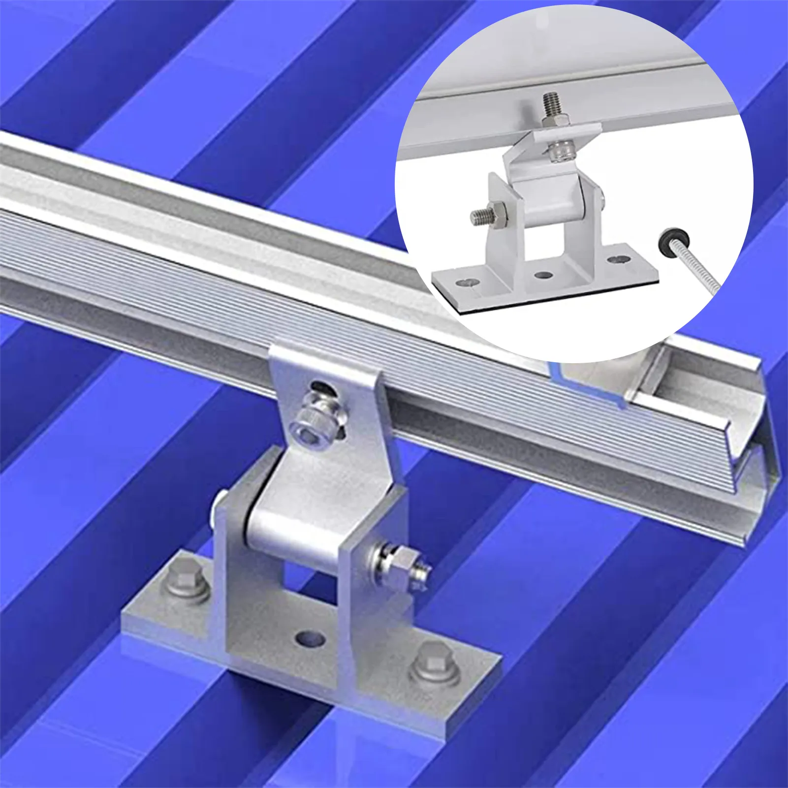 2024 Solar Panel Roof Mount Brackets - Heavy-Duty Short Rail Mounting ...