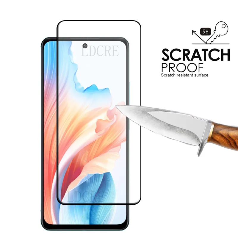 6-in-1 Glass Screen Protector for OPPO A79: Full Coverage, 9H Hardness ...