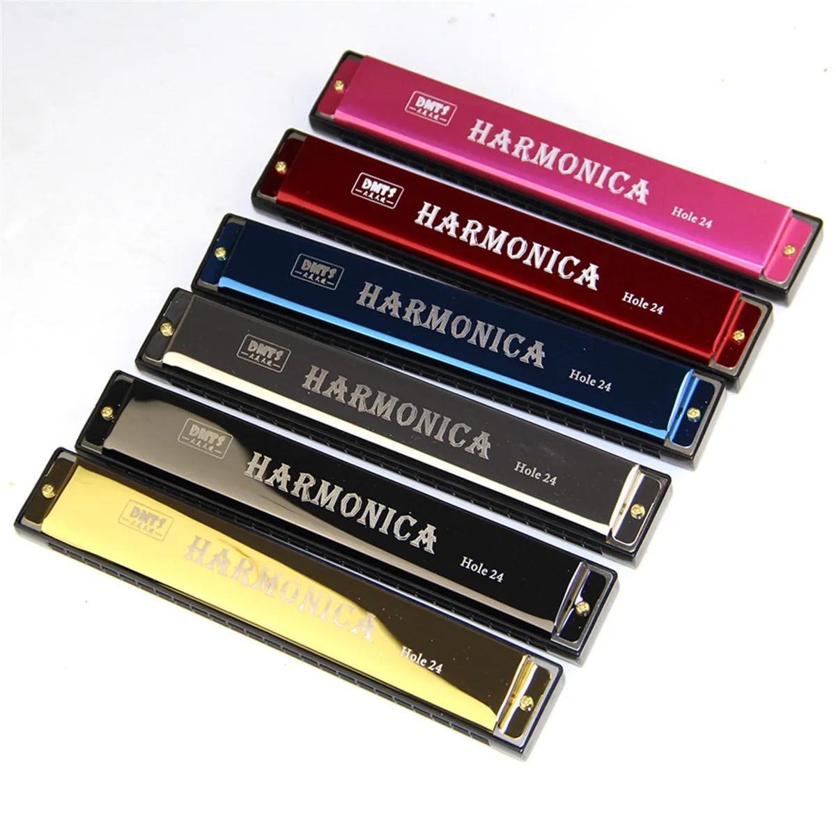 DHgate.com:Professional 24-Hole Metal Harmonica for Beginners | Mouth ...