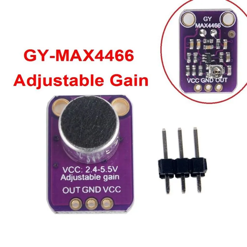 Adjustable Gain Retail Electret Microphone 4440 Ic Amplifier Sensor GY MAX4466 From Ddmylovely ...