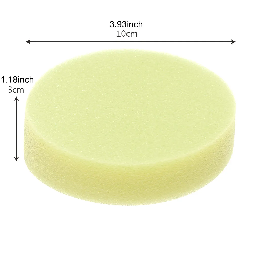 Round Applicator Pads Washer Car Body Glass Wash Sponge Auto Care ...