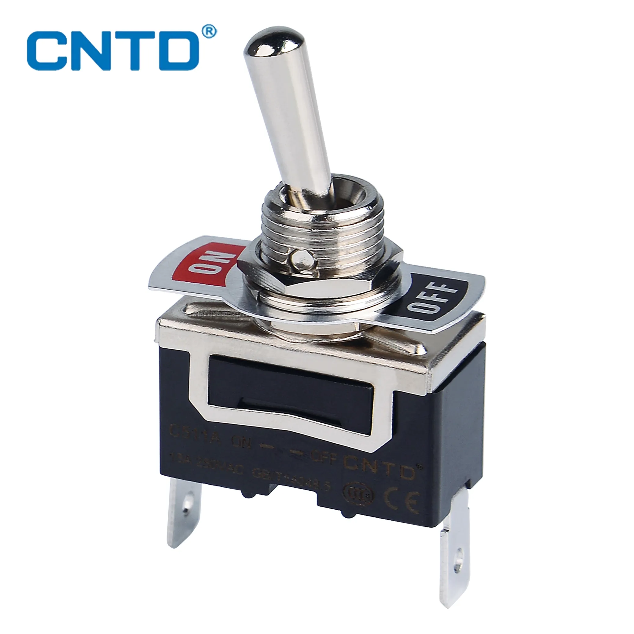 250V/15A CNTD C5 Self-Locking Toggle Switch with Rainproof Cap - Single ...