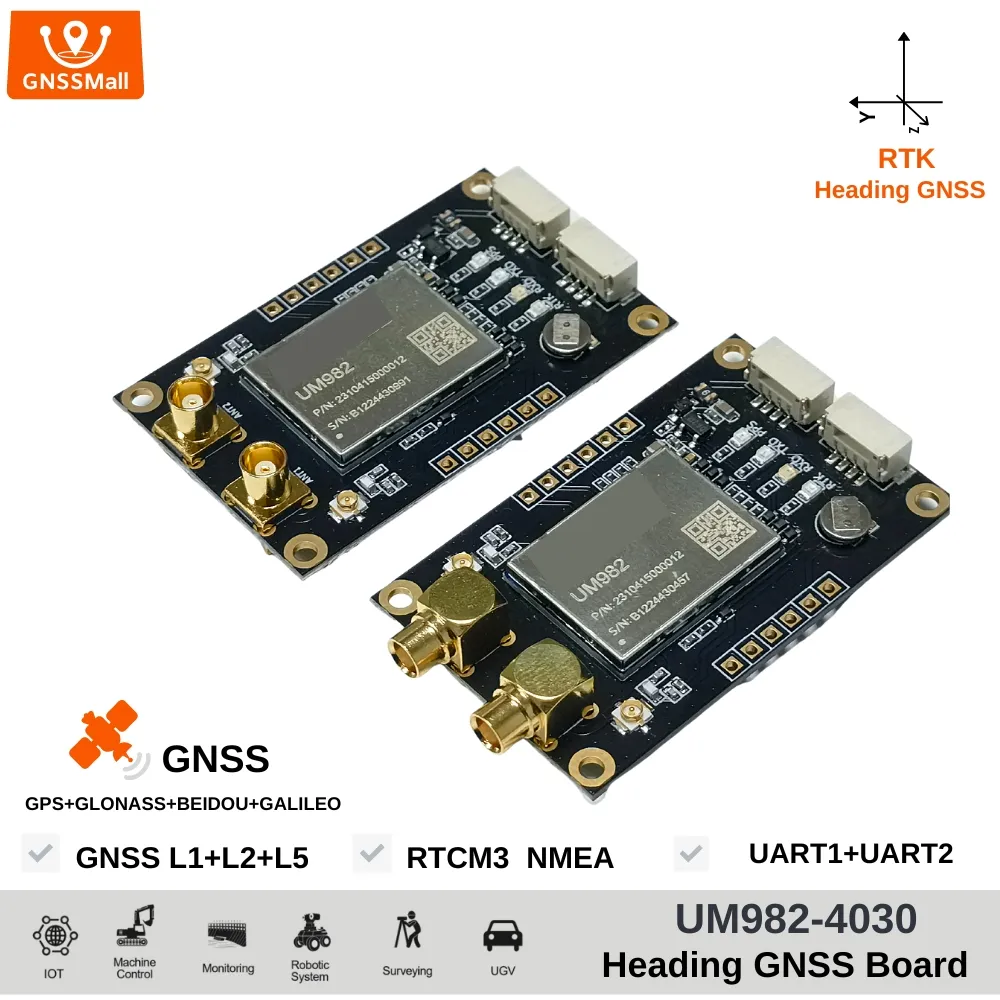 TOPGNSS UM982 RTK UGV UAV arduino and gps module - Full-Frequency ...
