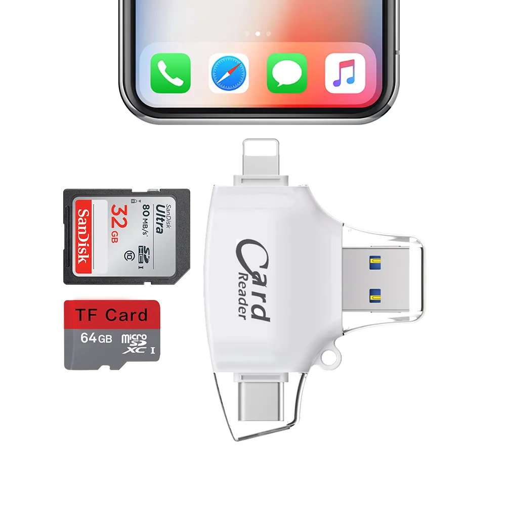 Wholesale 4 In 1 OTG USB C Card Reader Micro USB Date... From Ddmyjan ...