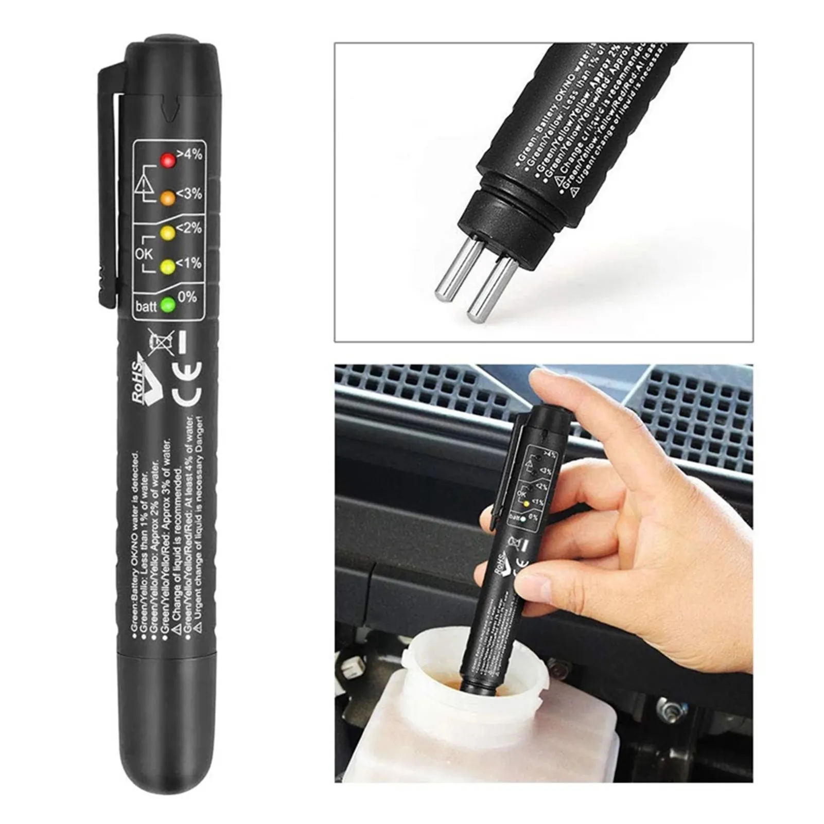 LED Car brake fluid tester Tester with Quality Check...