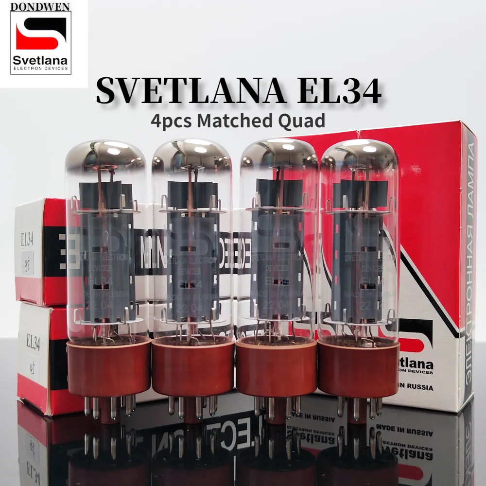 DHgate.com:SVETLANA EL34 Vacuum Tubes: Premium Audiophile Upgrade for Amplifiers (Matched Quad ...