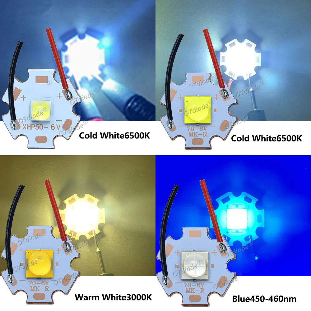 LED Chip 12V/3V LED Bulb/6V High Power SMD LED Emitter - XHP70 ...