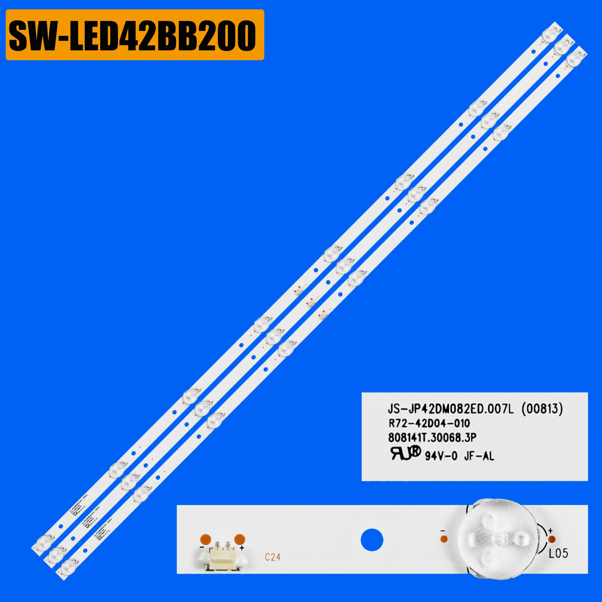 6V LED Strip Replacement for Starwind SW-LED42BB200 TV 5-Piece Kit from ...