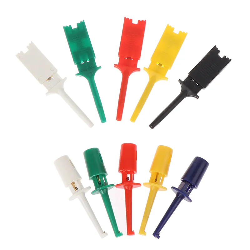 Pro Insulated Quick Test Hook Clip - Flexible Banana Socket Crocodile ...