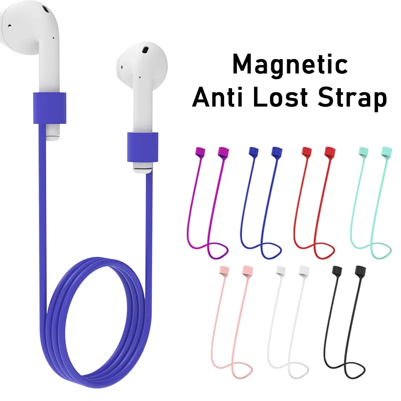 DHgate.com:Magnetic Anti-Lost Silicone Strap Holder for Apple Airpods 1 ...