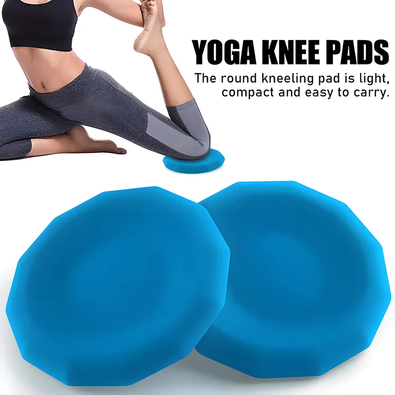 Yoga Knee Pad, Anti-Slip Silicone Support Pad for Exercise, Workout ...