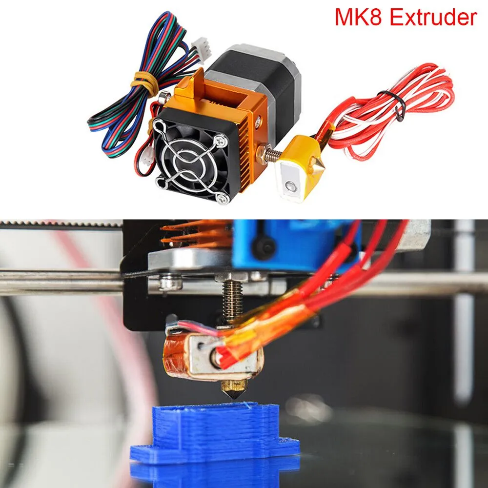 Durable MK8 Metal J Head Extruder Hotend Kit 3D Printer Parts For Prusa ...