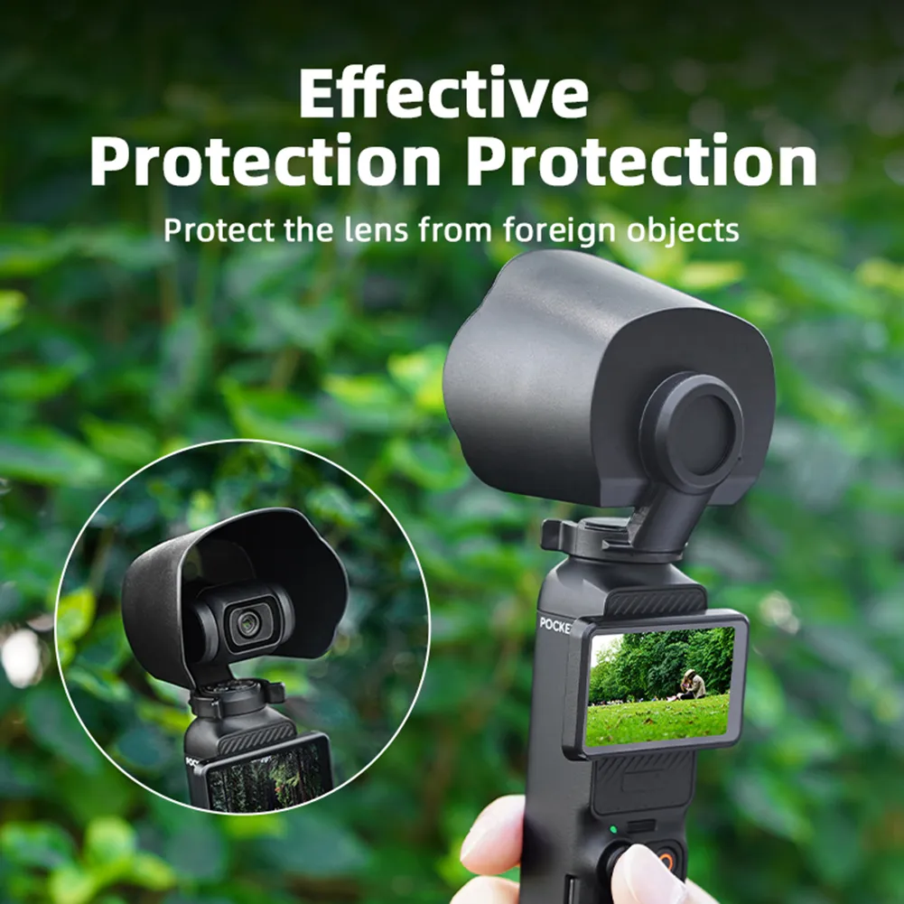Lens Sun Hood Light Blocking Cover for DJI Osmo Pocket 3 Camera Lens ...