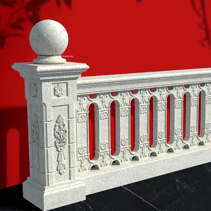 Concrete Railing Mold | Roman Column Balcony Guardrail DIY Cement ...