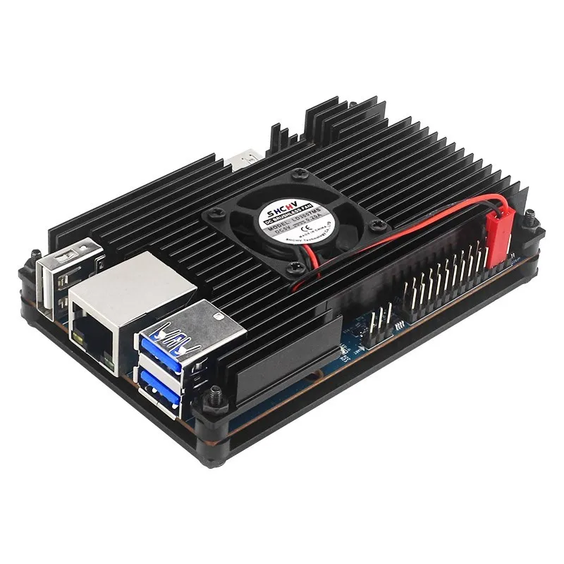 Orange Pi 5 Aluminum Alloy Case Metal Active and Passive Cooling ...