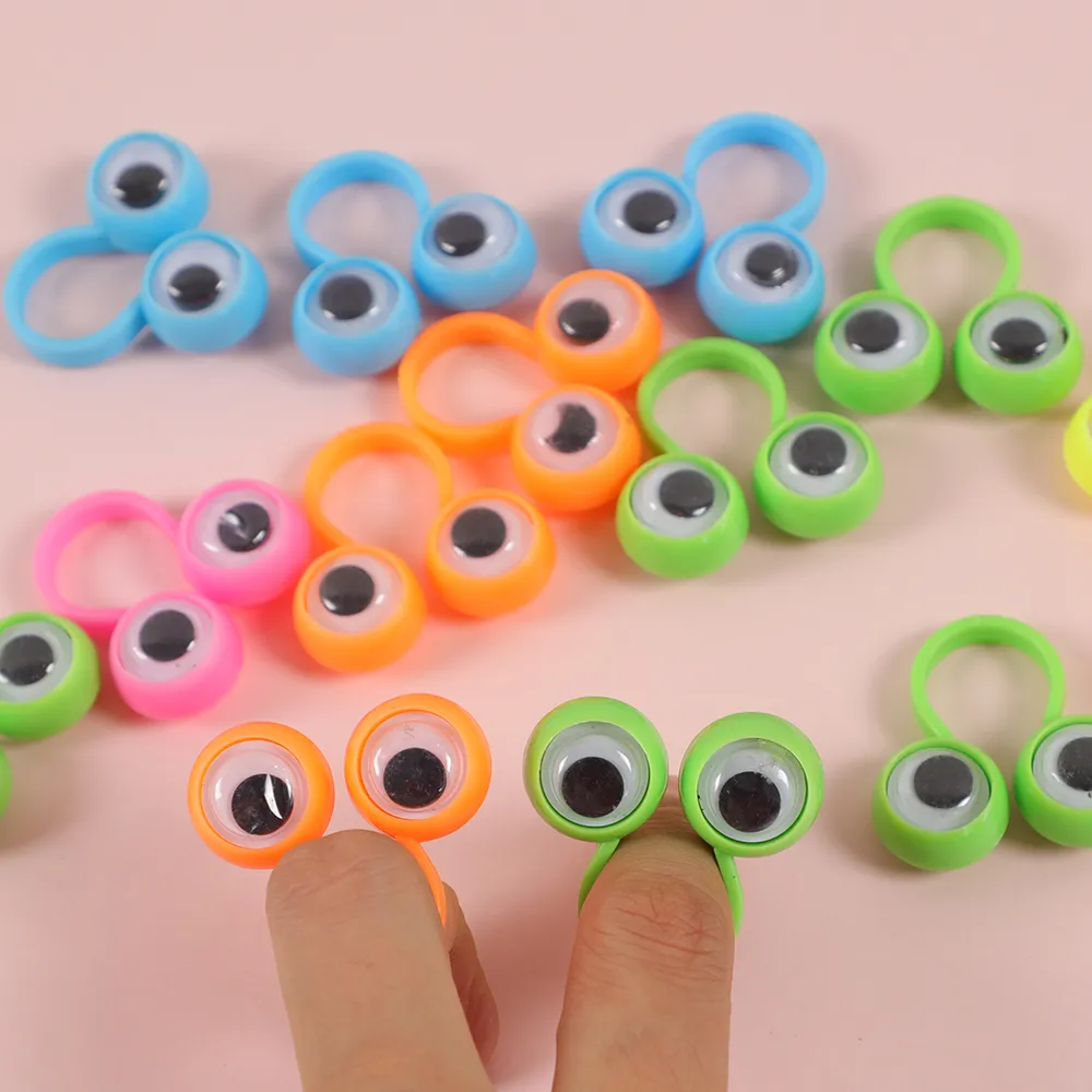 DHgate.com:Childrens Hand Puppets Wiggle Eye Rings - 20Pcs Creative ...