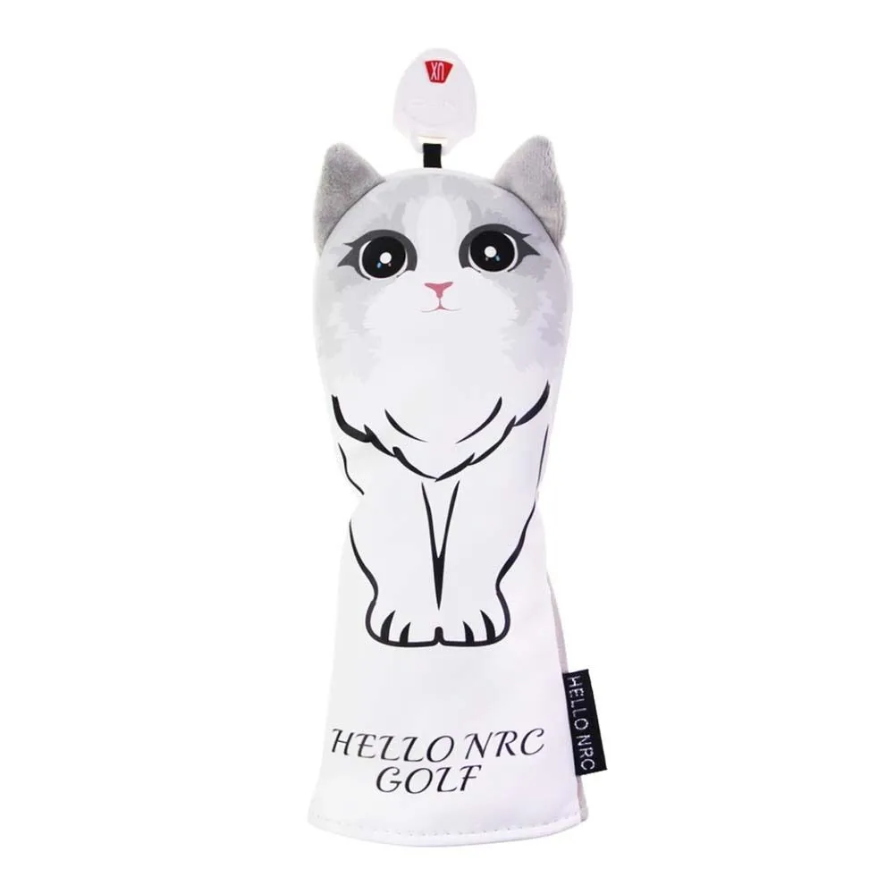 Embroidered Cat Golf Putter Headcover - Hybrid, Mallet, & Putter ...