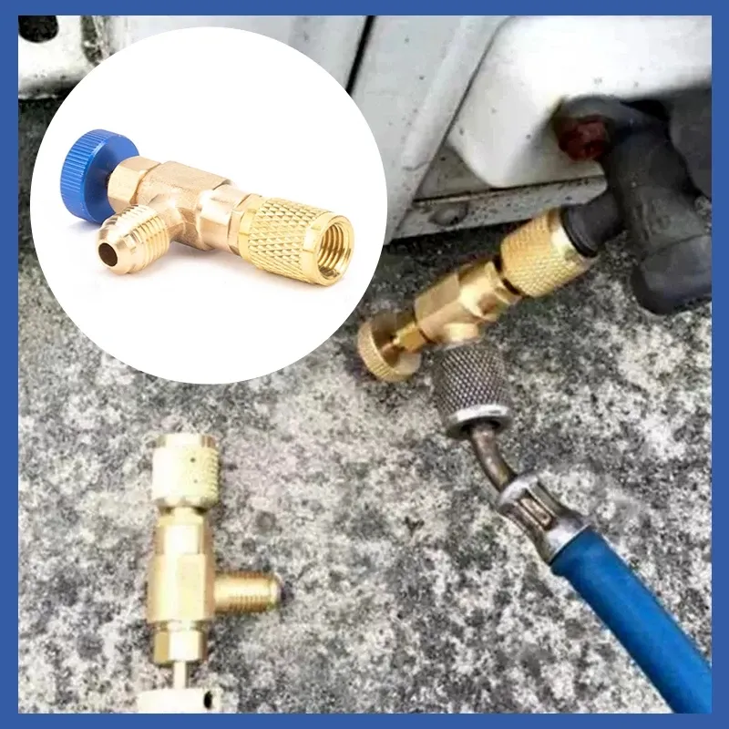 Freon Adapter For Car R22 R410A AC Safety Valve Adapter For Auto Air ...