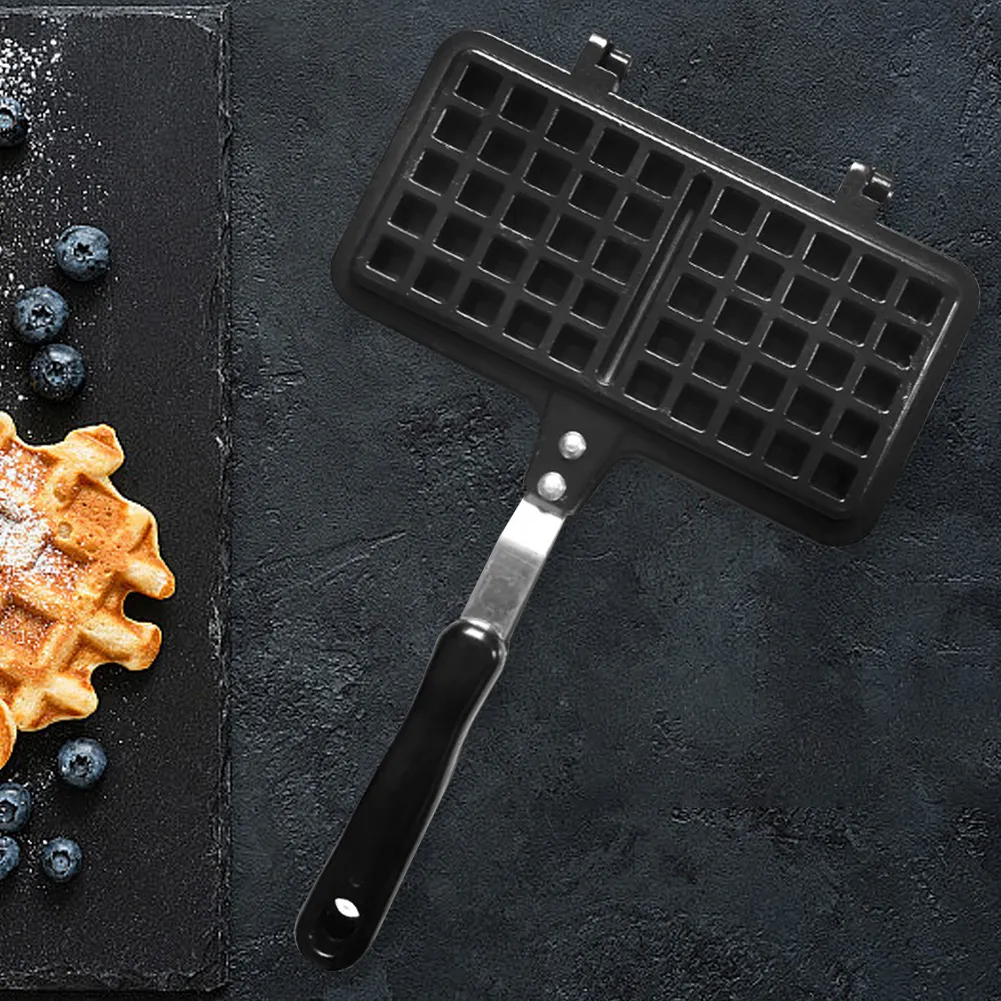 DHgate.com:Belgian Waffle Maker, Non-Stick Stovetop Waffle Iron, Family ...