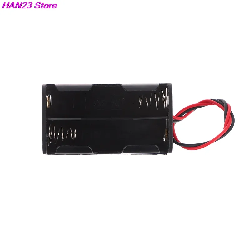 Durable Plastic AA Battery Holder Storage Case Box for 4 AA Batteries ...
