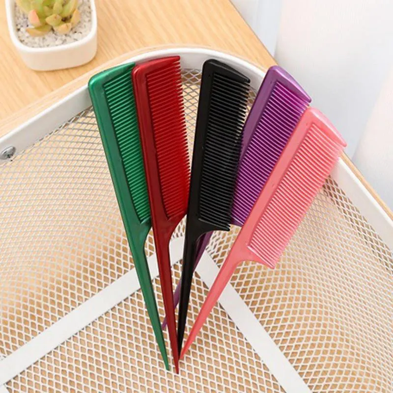 DHgate.com:Multicolor Long-handled Sharp-tipped Tail Comb for Versatile ...